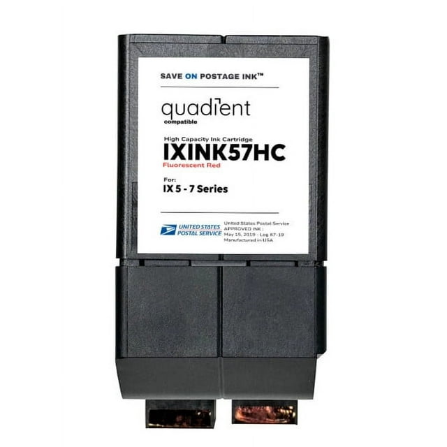 Quadient High-Capacity Compatible Ink Cartridge for IX-5, IX-7 & IX-7 ...
