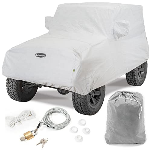 Quadratec Softbond 3-Layer Car Cover - Fits Jeep CJ, Wrangler TJ & YJ ...