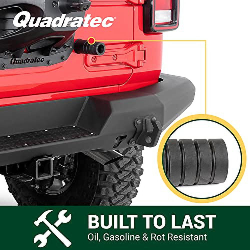 Quadratec Tailgate Spare Tire Bump Stop Kit - Fits Jeep Wrangler JK ...