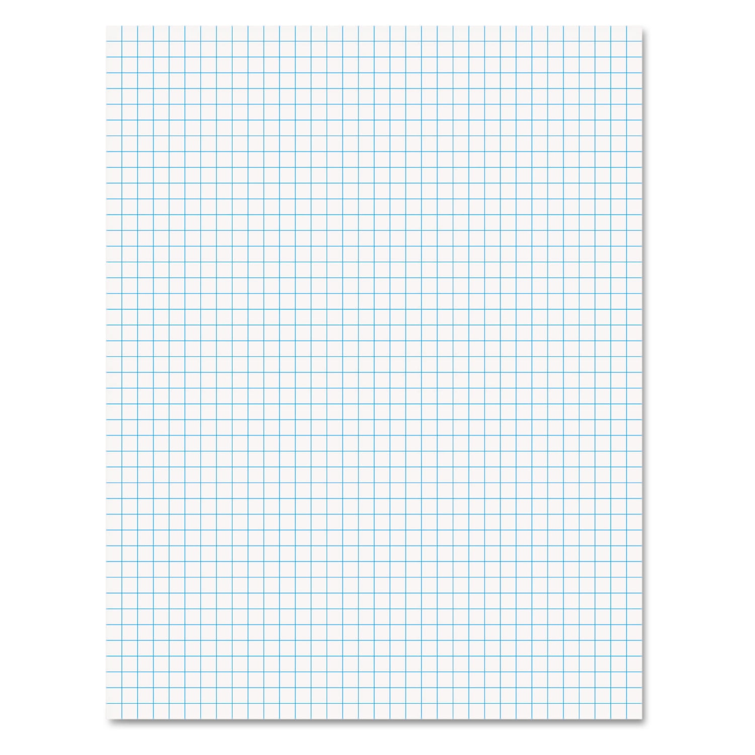 Ampad Quadrille Paper Graph Notepad, 4 sq/in Rule, 8.5 x 11, White, 50 ...