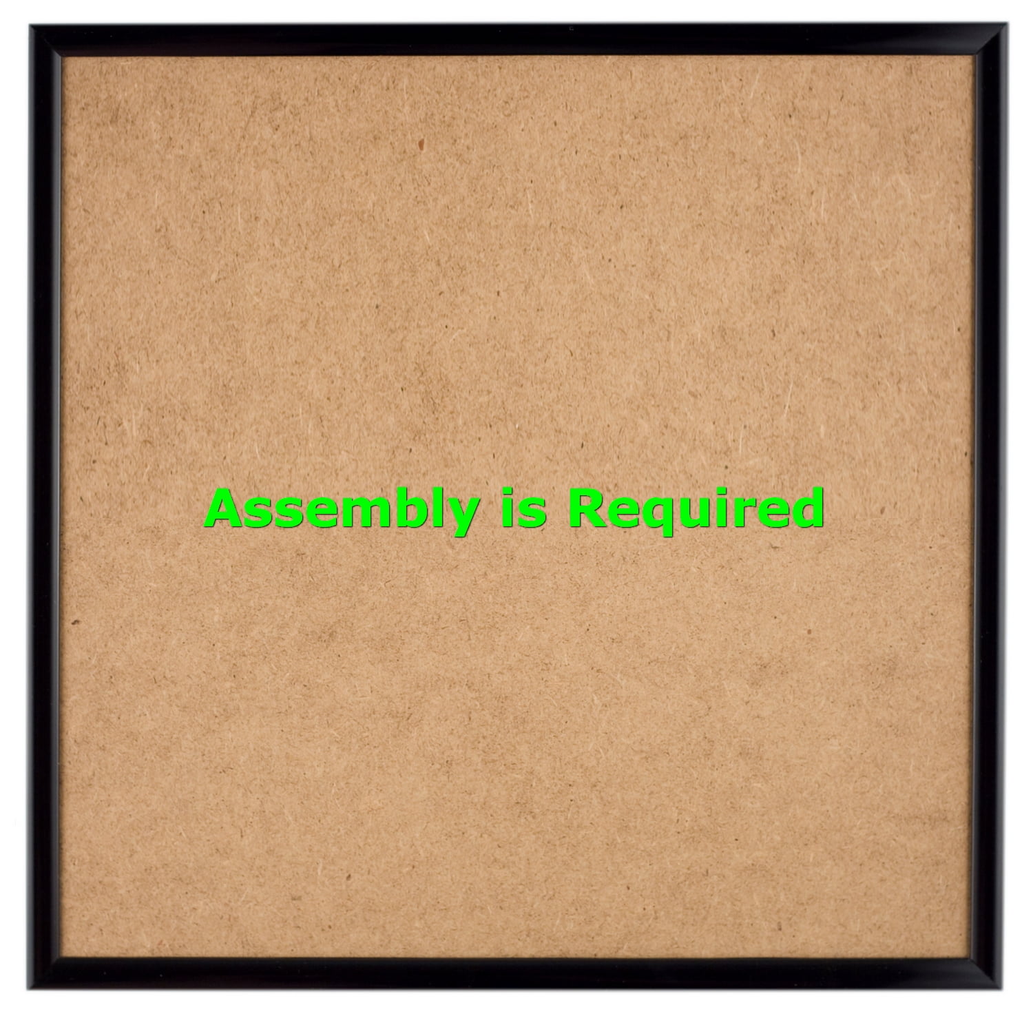 Quadro Frames 10x10 inch Picture Frame, Black, Style P375-3/8 inch Wide ...