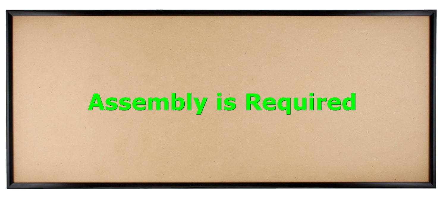 Quadro Frames 10x24 inch Picture Frame, Black, Style P375-3/8 inch Wide ...