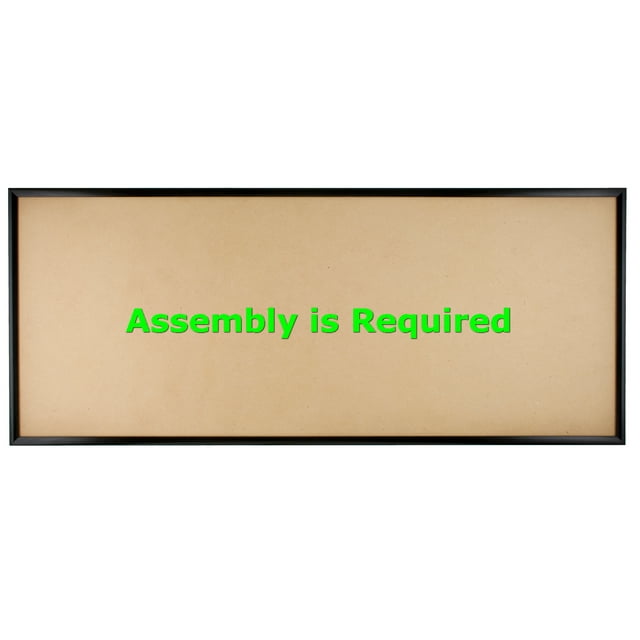 Quadro Frames 10x24 inch Picture Frame, Black, Style P375-3/8 inch Wide ...