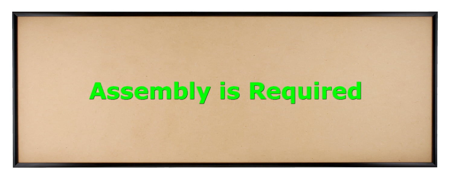 Quadro Frames 11x30 inch Picture Frame, White, Style P375-3/8 inch Wide ...