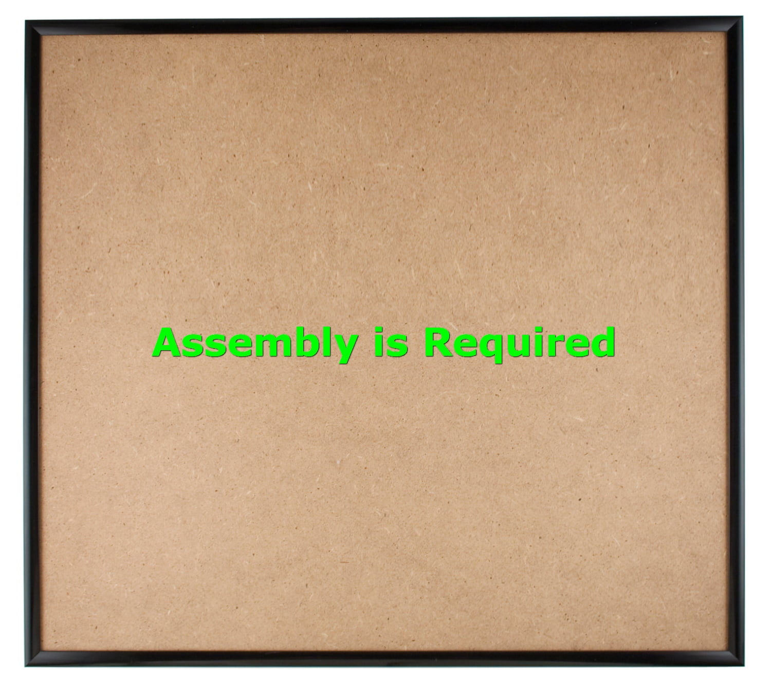 Quadro Frames 16x16 inch Picture Frame, Black, Style P375-3/8 inch Wide ...