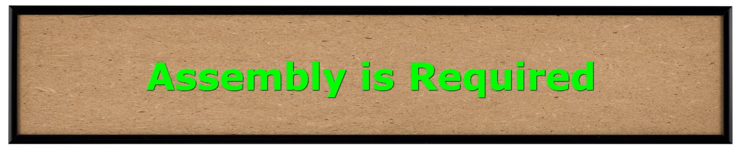 Quadro Frames 5x32 inch Picture Frame, White, Style P375-3/8 inch Wide ...