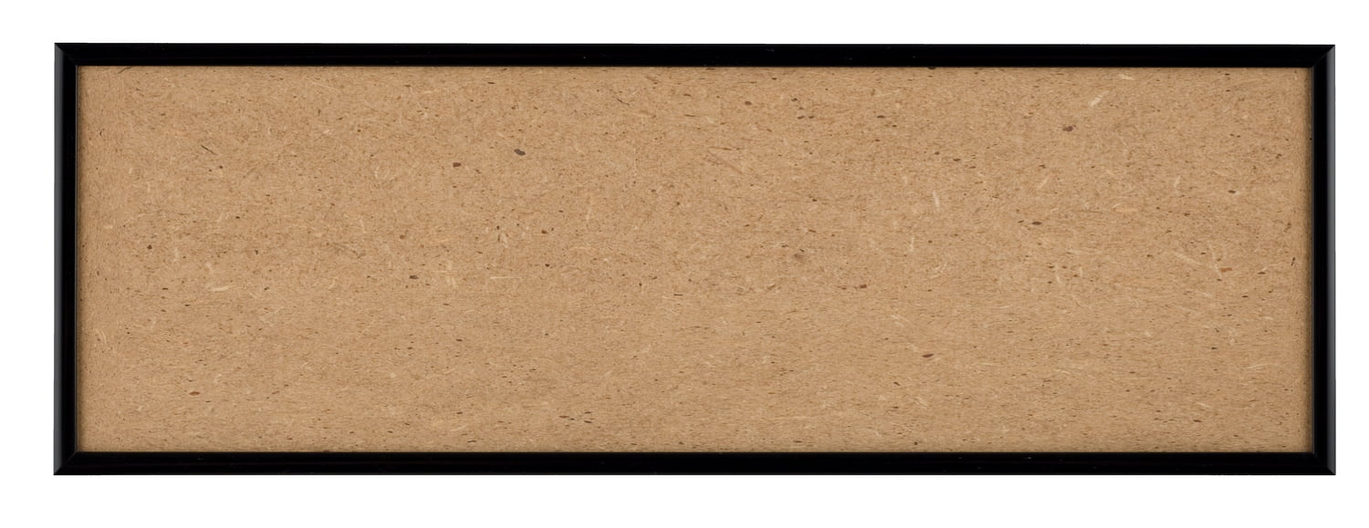 Quadro Frames 6x18 inch Picture Frame, Black, Style P375-3/8 inch Wide ...