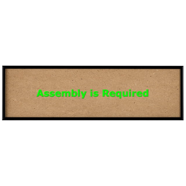 Quadro Frames 6x20 inch Picture Frame, White, Style P375-3/8 inch Wide ...