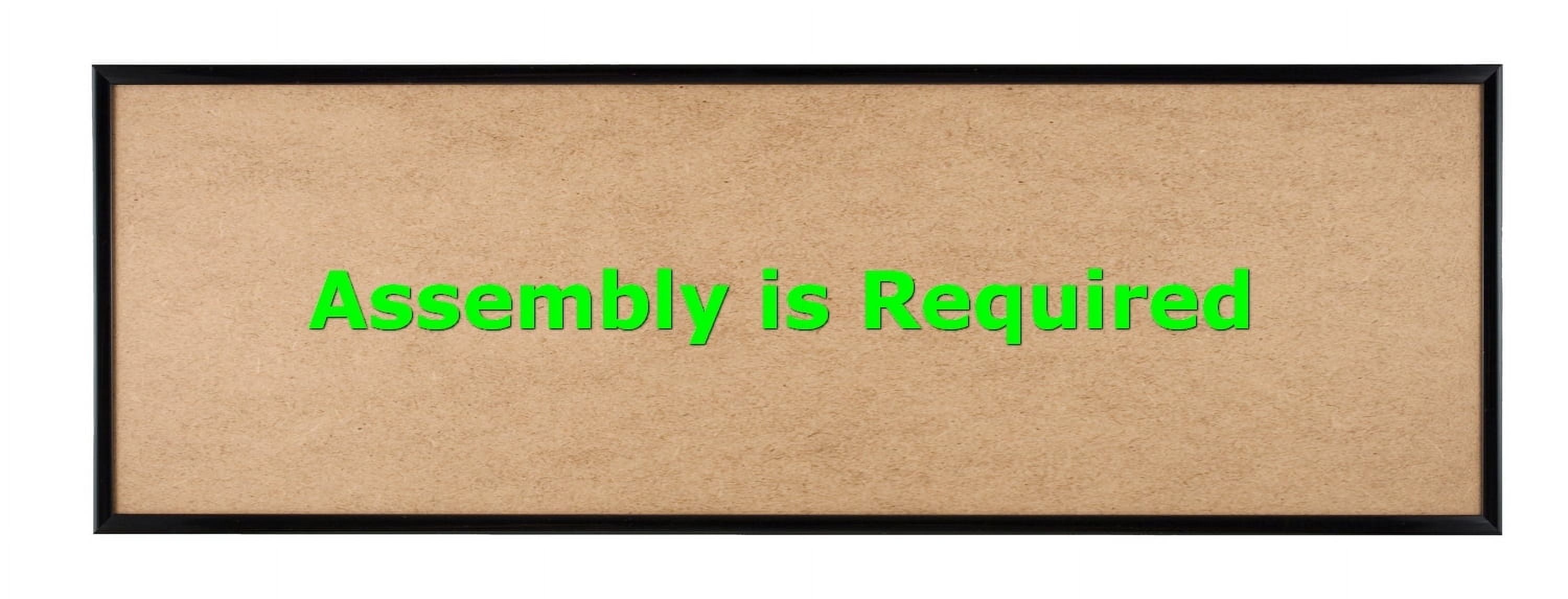 Fast Assembly Quadro Frames 8x24 inch Picture Frame, Black, ABS Plastic ...