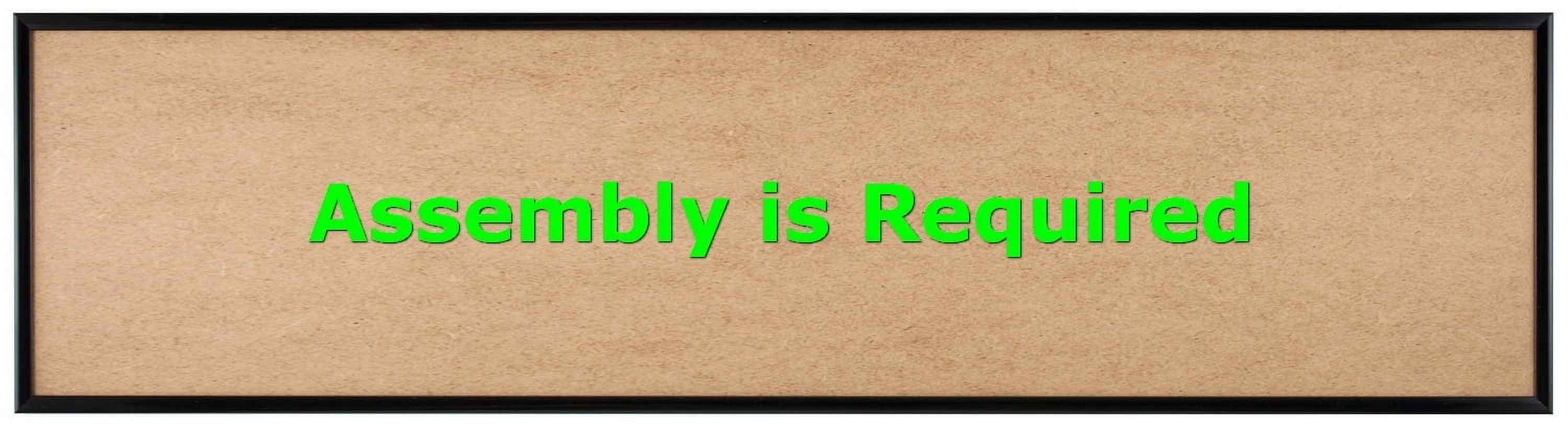 Quadro Frames 8x32 inch Picture Frame, Black, Style P375-3/8 inch Wide ...