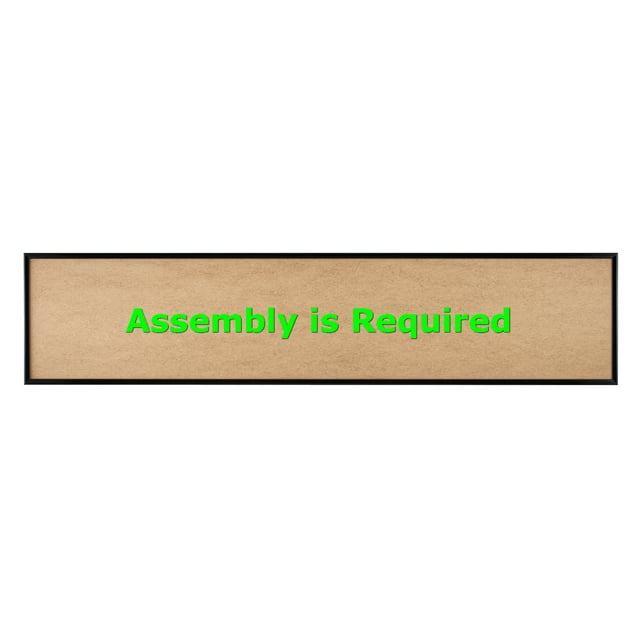 Quadro Frames 8x36 inch Picture Frame, Black, Style P375-3/8 inch Wide ...