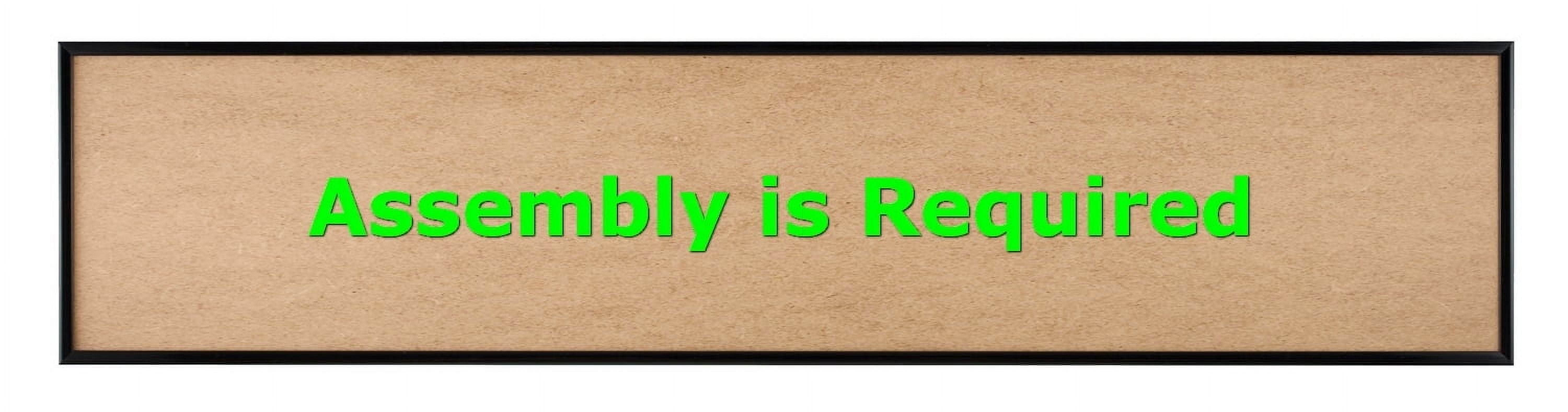 Quadro Frames 8x36 inch Picture Frame, Black, Style P375-3/8 inch Wide ...