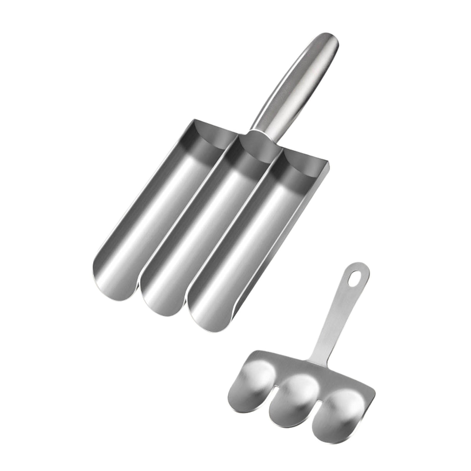 Quadruple Stainless Steel Kitchen Meatball Maker Tool Manual Food Clips ...