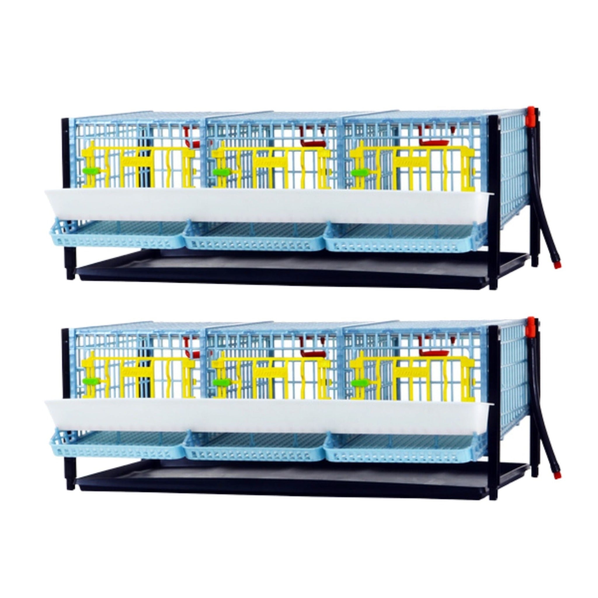Quail Breeding Cage Indoor: Double Layer Addition for Stackable Quail ...