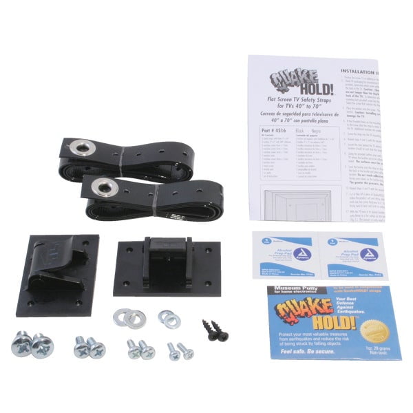 Quake Hold 04516 Quake Hold!® 70" Flatscreen Safety Strap - Walmart.com