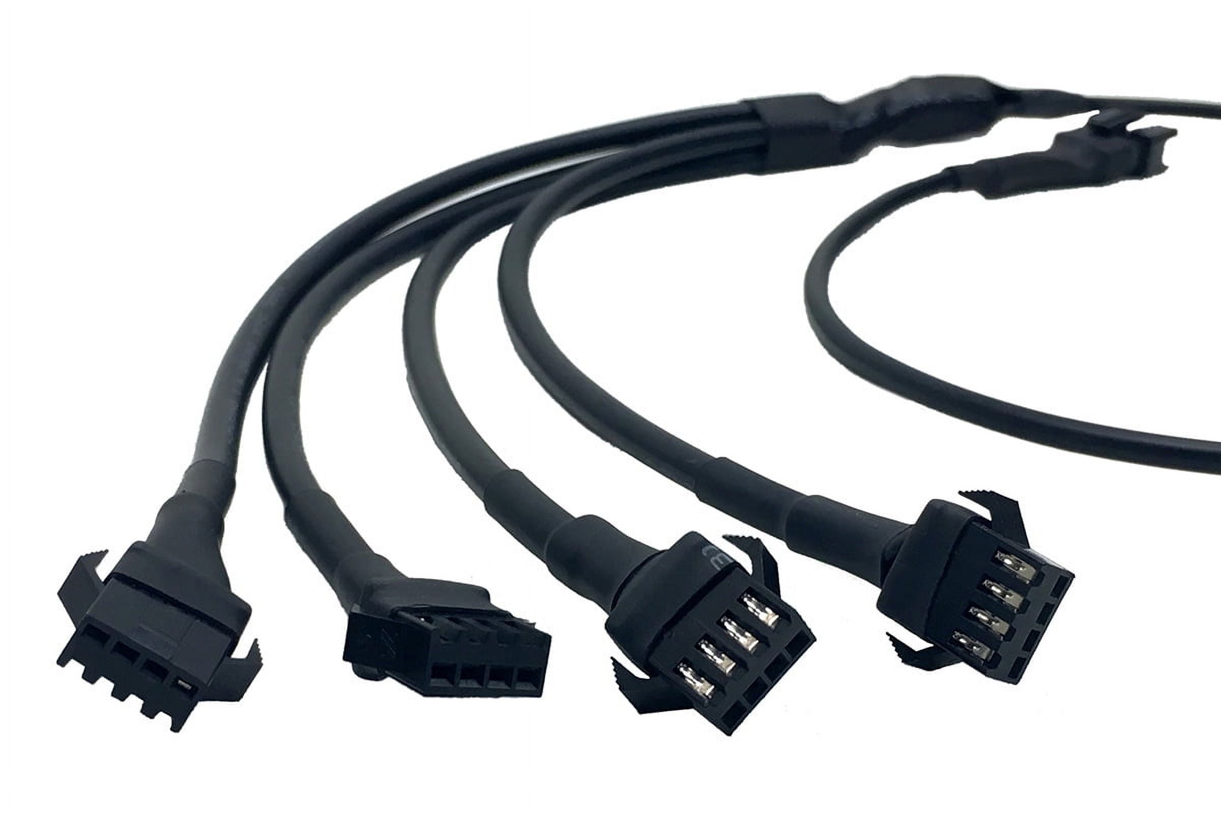 Quake LED QW843 RGB 1 to 4 LC4 RGB Y Splitter - Walmart.com