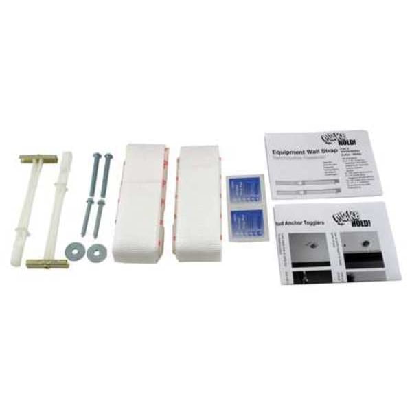 Quakehold! Equipment Wall Strap,White RW.2X48.W.2.1 - Walmart.com