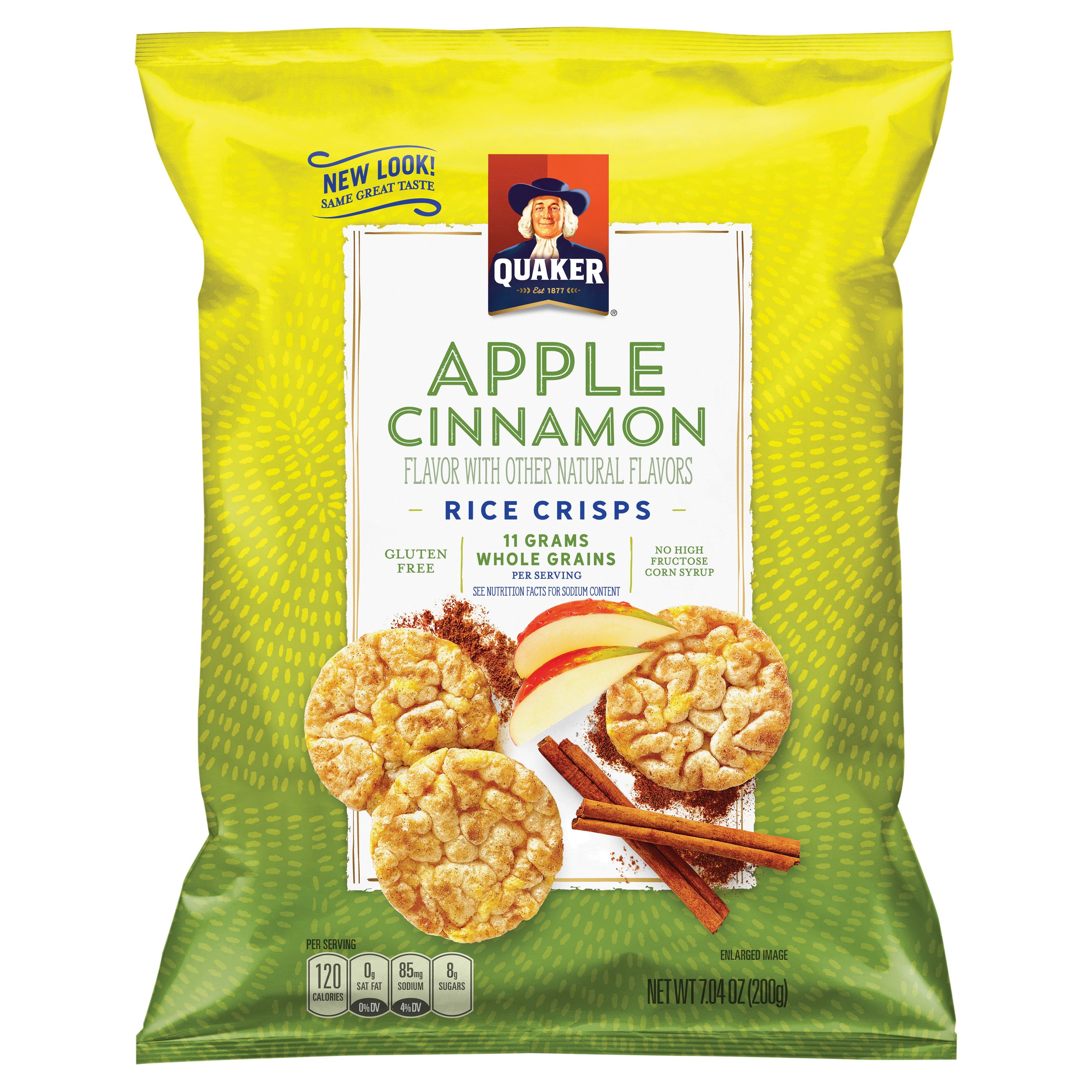 Quaker Apple Cinnamon Rice Crisps 7.04oz – Fruity Snack, Cinnamon ...