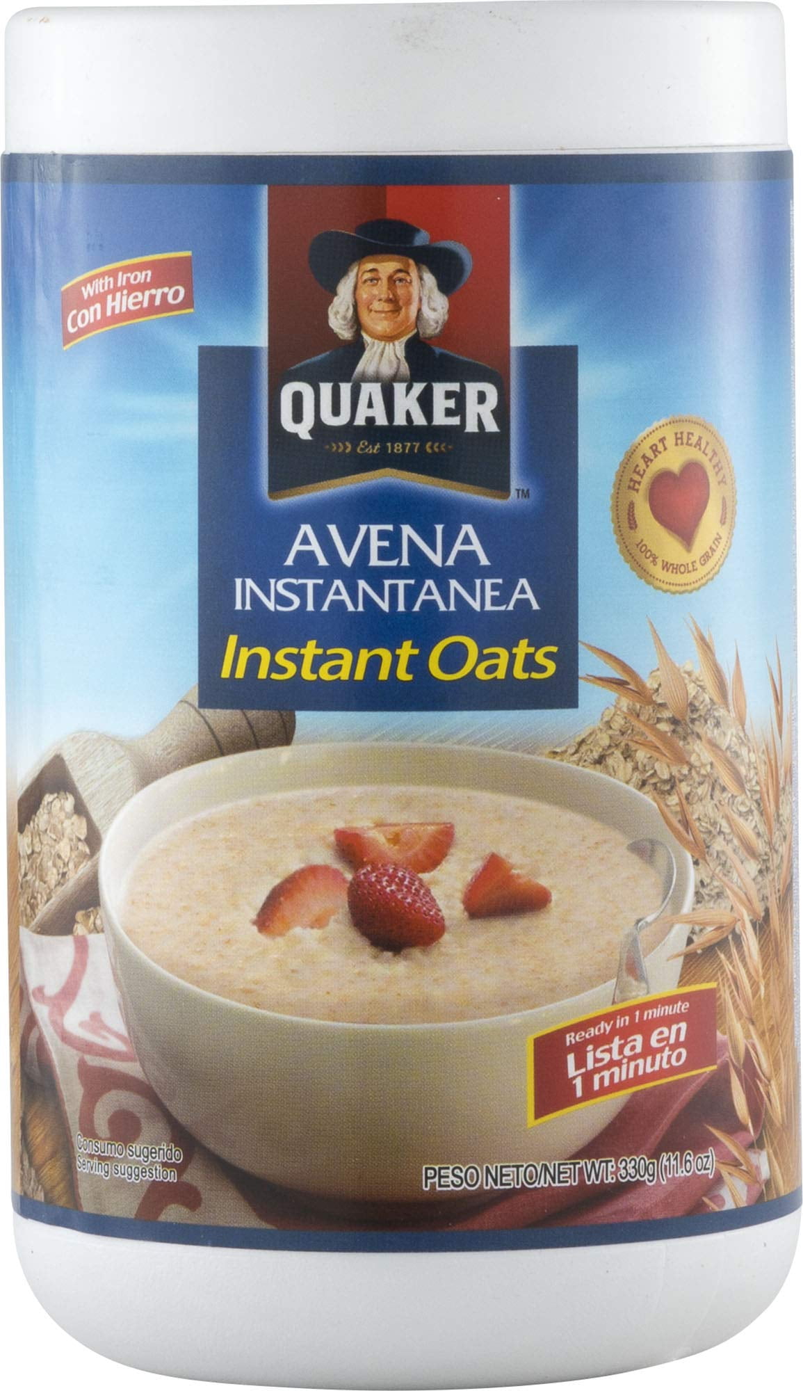 Quaker Avena With Iron 11.6 Oz Instant Oats With Iron Cereal Mix ...