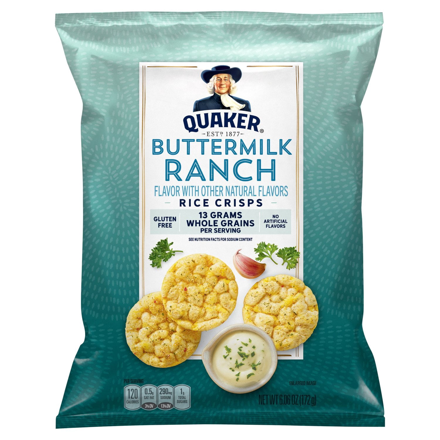 Quaker Buttermilk Ranch Rice Crisps - Walmart.com