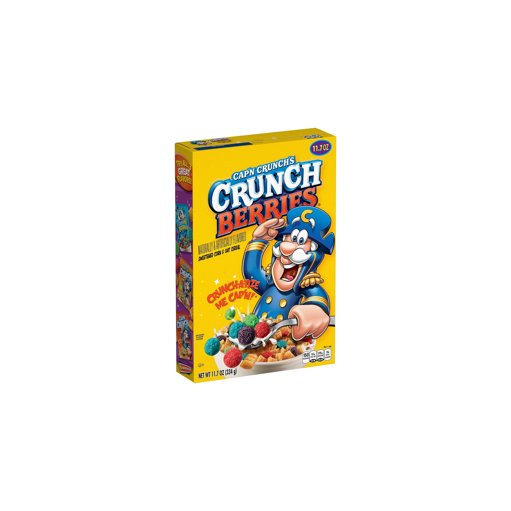 Quaker Captain Crunchberries Cereal 11.7 oz (Pack of 5) - Walmart.com