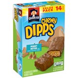 Quaker Chewy Dipps Peanut Butter Chocolatey Covered Granola Bars 14-1. ...
