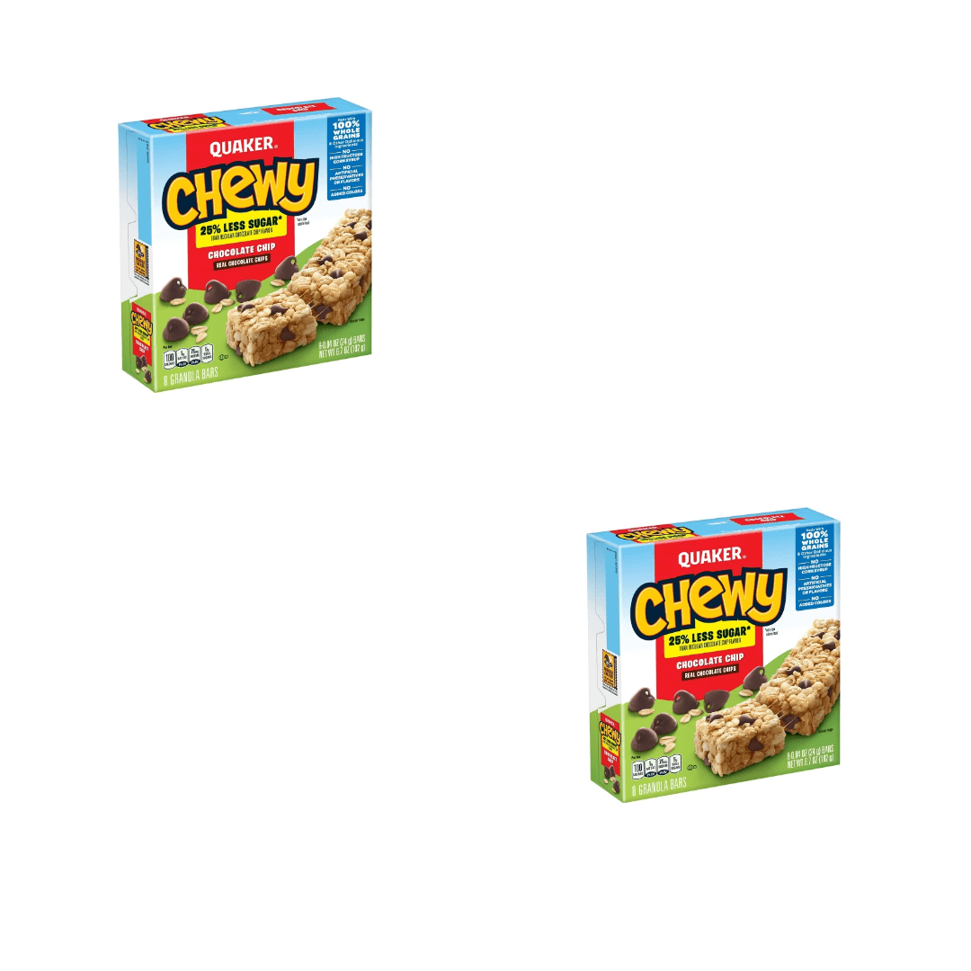 Quaker Chewy Low Sugar Chocolate Chip Granola Bars - 6.7oz/8ct (Pack of ...