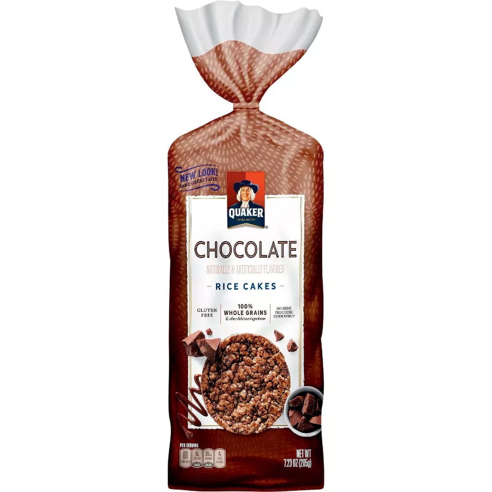 Quaker Chocolate Crunch Large Rice - Cakes 7.23oz - Walmart.com
