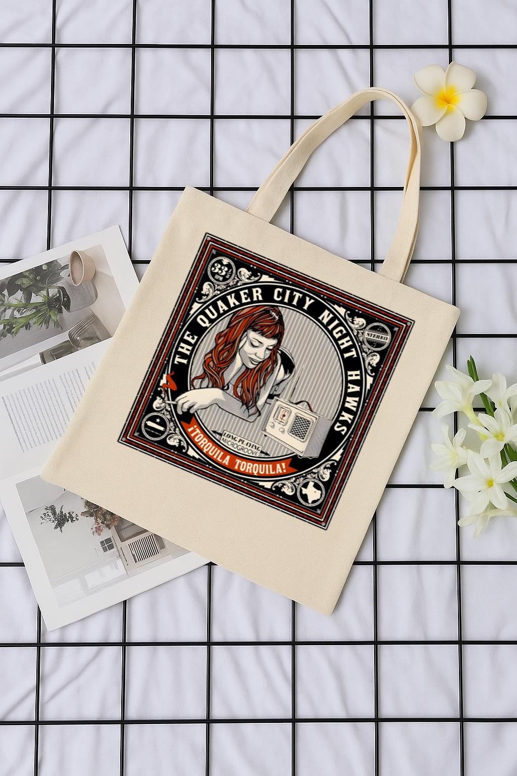 Quaker City Night Hawks Torquila Torquila Men's Black Tote Bag S ...