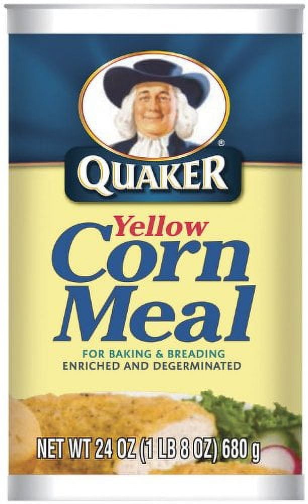 Quaker Corn Meal Yellow Enriched & Degerminated, 24 oz - Walmart.com