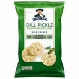 Quaker Dill Pickle Rice Crisps, 3 oz, Whole Grain Brown Rice, Gluten ...