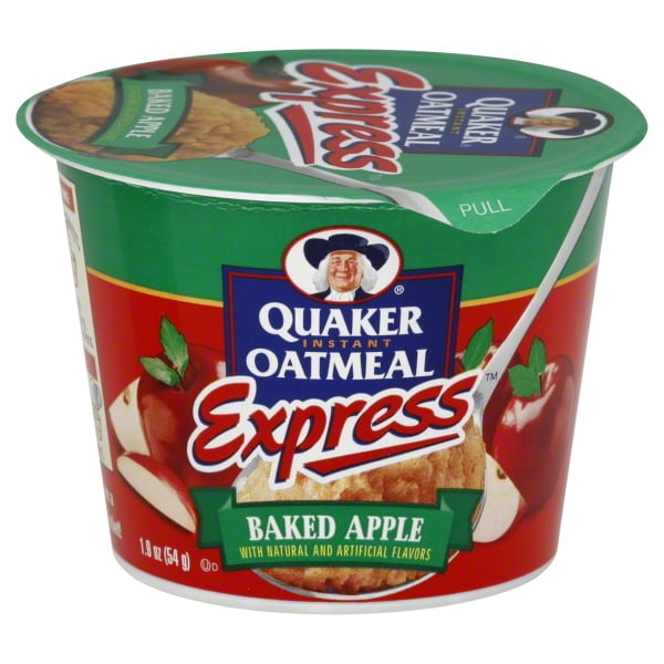 Quaker Express Cup Oatmeal Baked Apple - Walmart.com