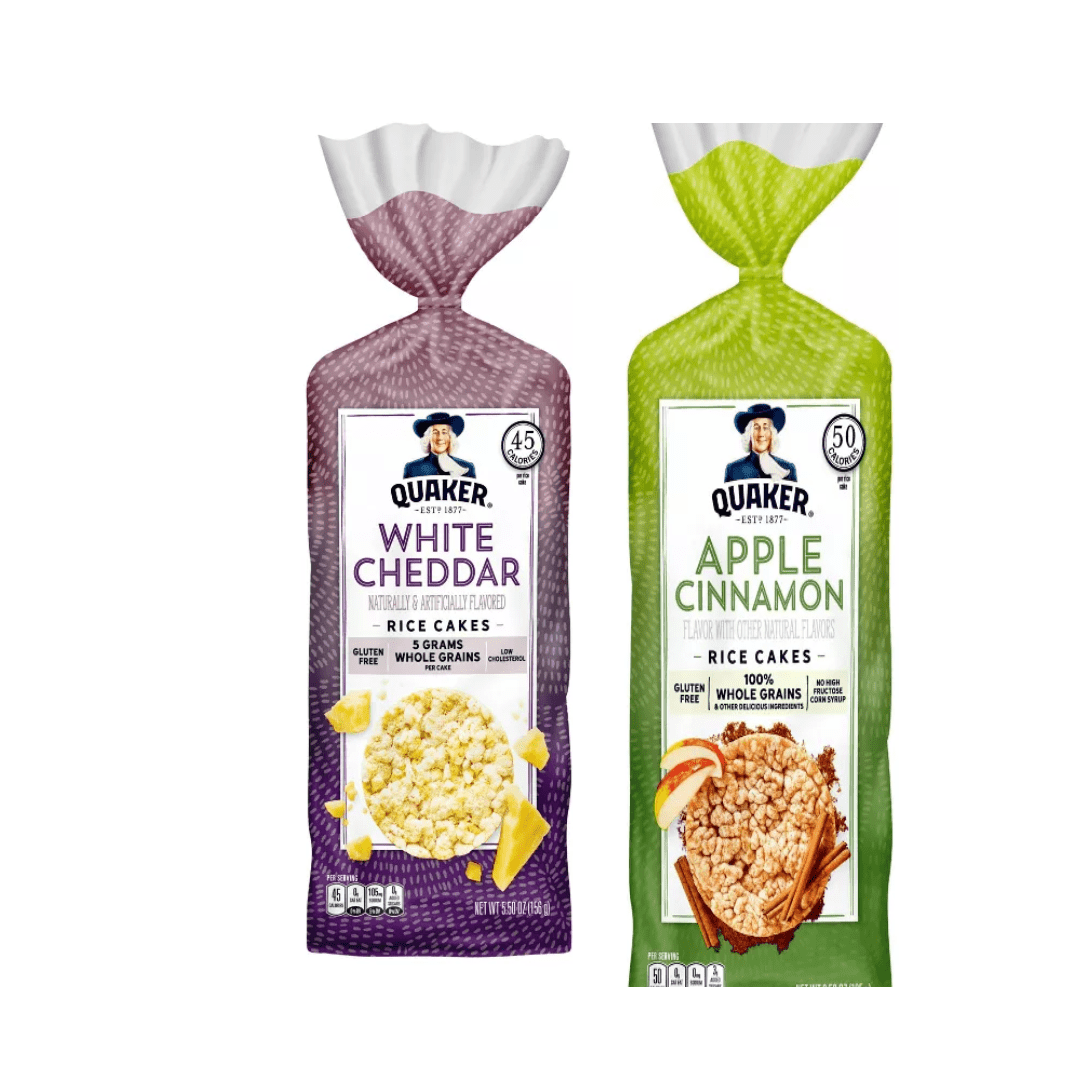 Quaker Flavor, White Cheddar & Apple Cinnamon, 6.5oz - Walmart.com