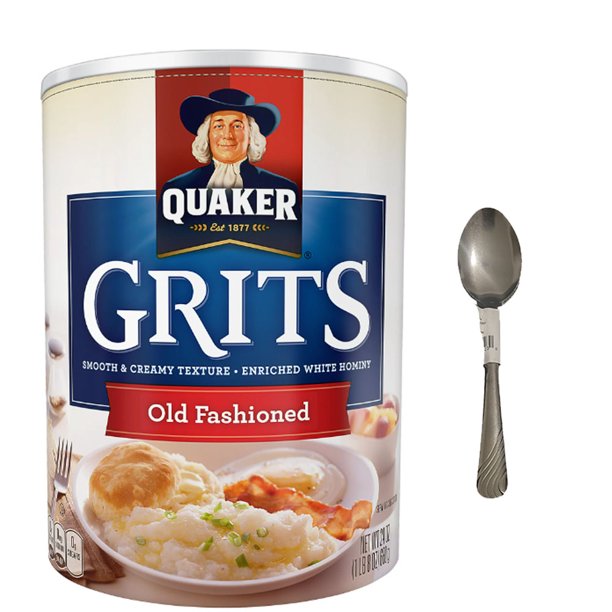 Quaker Grits, Old Fashioned, 24 oz Box With Spoon - Walmart Business ...
