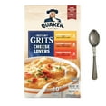 Quaker, Instant Grits, Cheese, Shelf Stable, 9.8 oz, 10 Count Box With ...