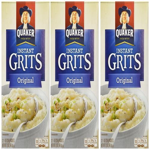 Quaker, Instant Grits, Original, 12 Count, 12Oz Box (Pack Of 3 ...