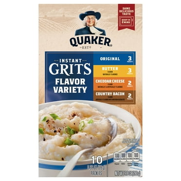 Quaker Original Creamy Old Fashioned Grits, 24 oz Box - Walmart.com