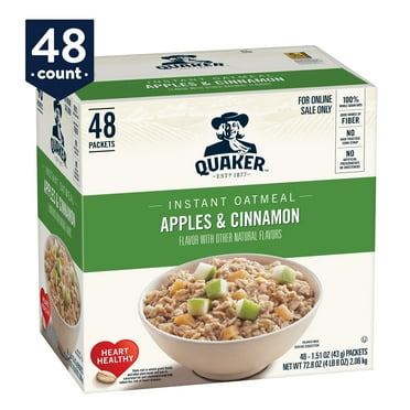 Quaker Instant Oatmeal, Flavor Variety Value Pack, 18 Packets - Walmart.com