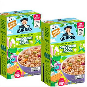 Quaker Instant Oatmeal Dinosaur Eggs Brown Sugar - 8ct Pack of 2 ...