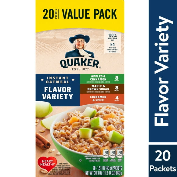 Quaker Instant Oatmeal in Oatmeal - Walmart.com