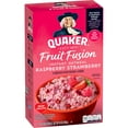 Quaker Instant Oatmeal, Fruit Fusion Raspberry Strawberry, 8.4 oz, 6 ...