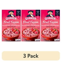 Great Value Strawberries & Cream Instant Oatmeal Box, 1.05 oz, 8 Count ...