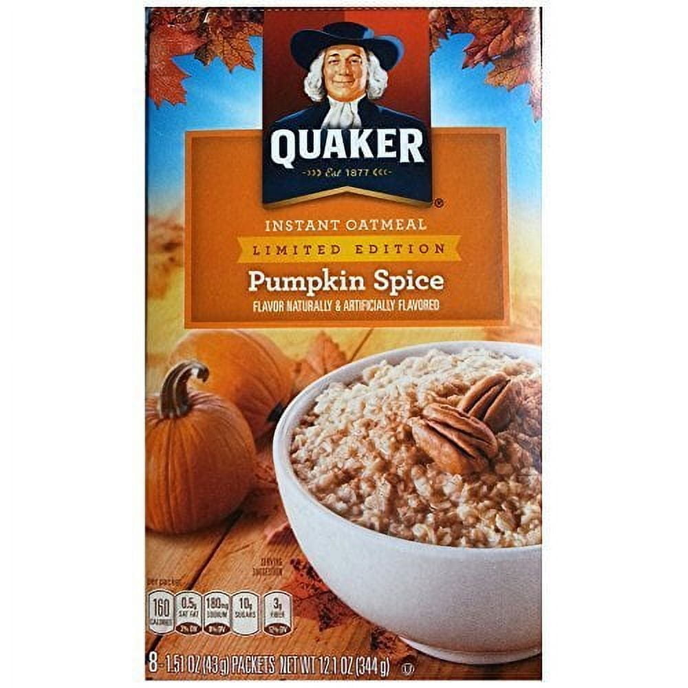 Quaker Instant Oatmeal Limited MMF7 Edition Pumpkin Spice 8 ct by ...