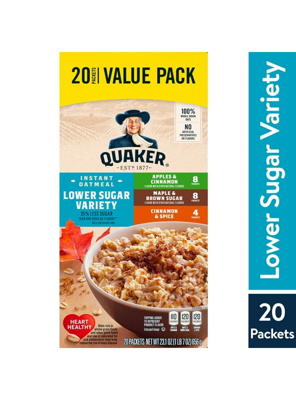 Instant Oatmeal Packets in Oatmeal & Grits - Walmart.com