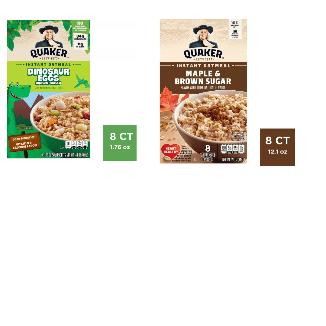 Quaker Instant Oatmeal Maple Brown Sugar 8ct Quaker Instant Oatmeal ...