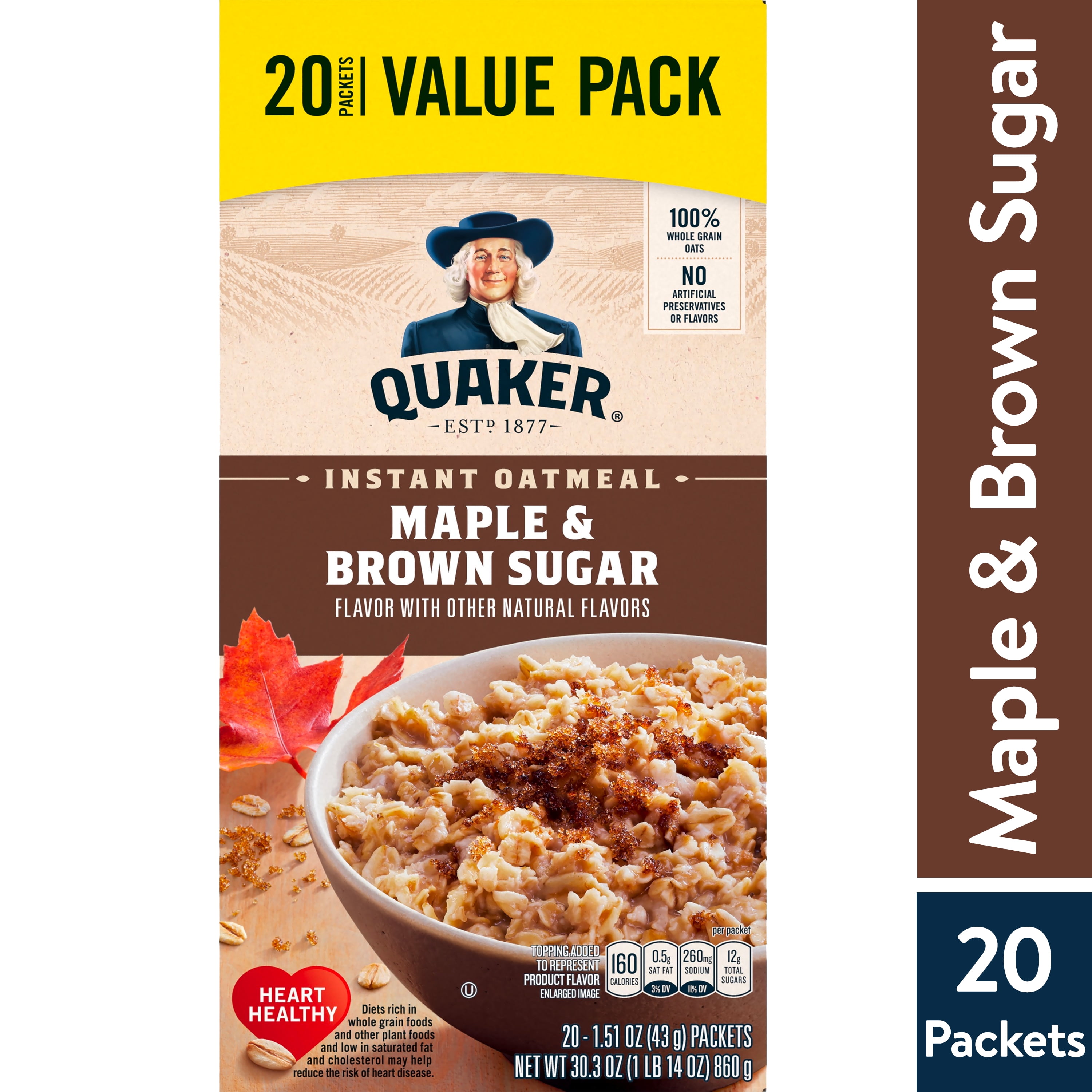 Quaker Instant Oatmeal in Oatmeal - Walmart.com