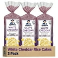 Quaker Large Rice Cakes, White Cheddar, Pack of 3 - Walmart.com