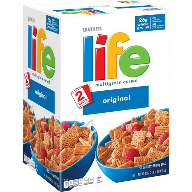 Quaker Life Cereal, 2 pk./31 oz. - Walmart Business Supplies