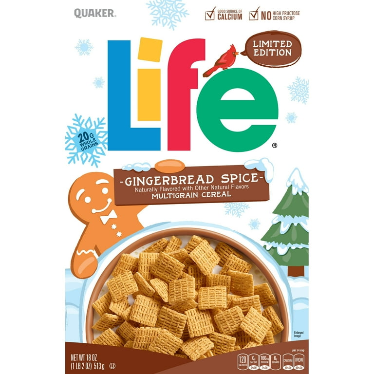 Quaker Life Multigrain Cereal Gingerbread Spice 13 Oz Pin on Ebay