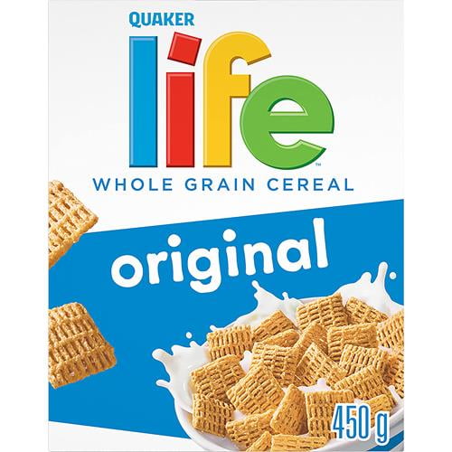 Quaker Life Original Whole Grain Cereal , 450G/15.87Oz {Imported From ...